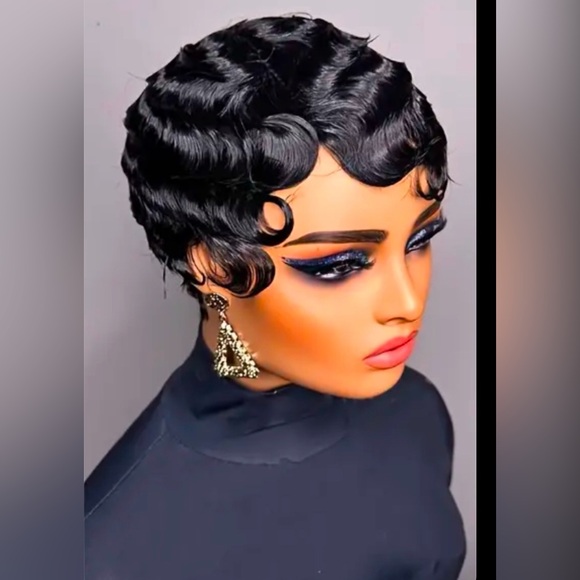 Sensationnel | Hair | Classic Black Finger Wave Lace With Defined Curls ...